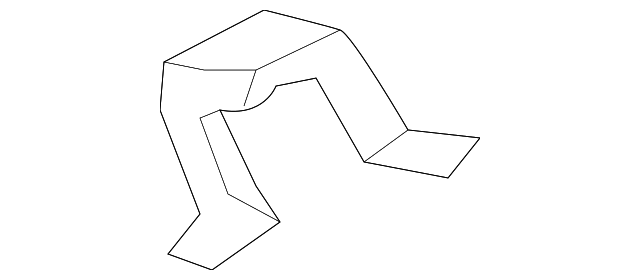 Genuine Toyota Fender Rail Bracket part# 53737-02190 for 2019-2024 ...