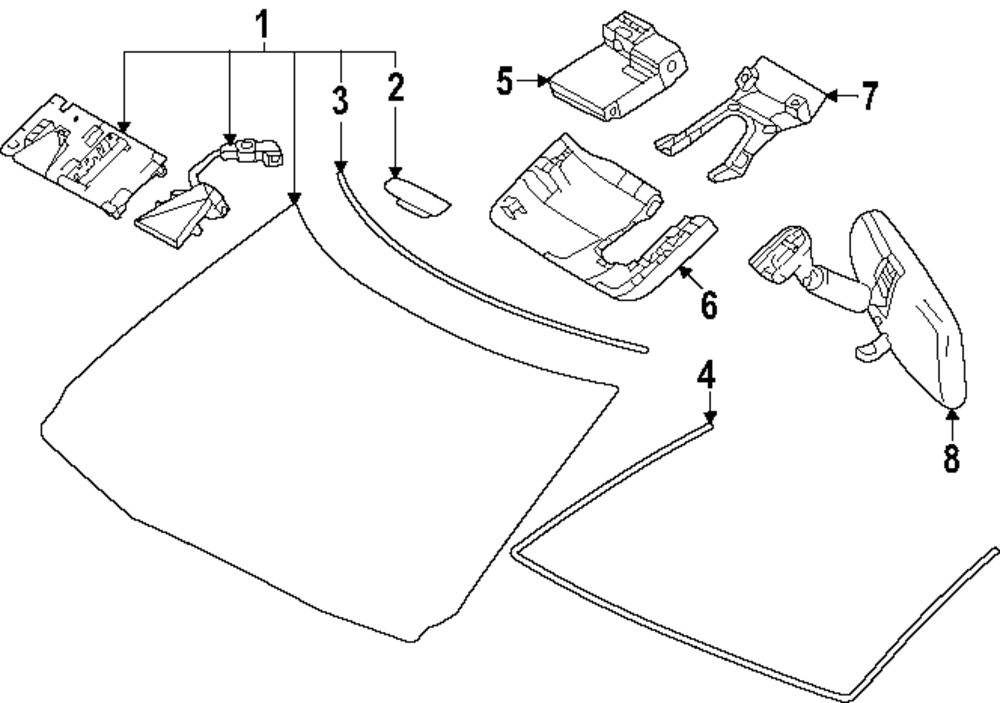 2024 Toyota Tacoma Access Cover 86467-04010 | Desert Toyota of Tucson Parts