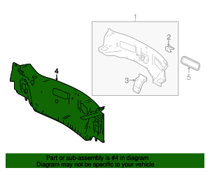 58307-0R031 - Inner Panel - 2013-2018 Toyota RAV4 | OEM Parts To You