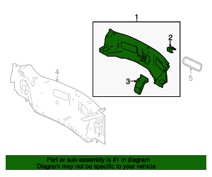 Genuine Toyota Outer Panel part# 58302-0R040 for 2013-2018 Toyota RAV4 ...