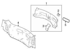 58307-42030 - Rear Body Reinforcement 2016-2018 Toyota RAV4 ...