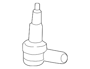 BMW OEM 14-19 X5 Steering Gear Linkage-Outer Tie Rod Nut Left