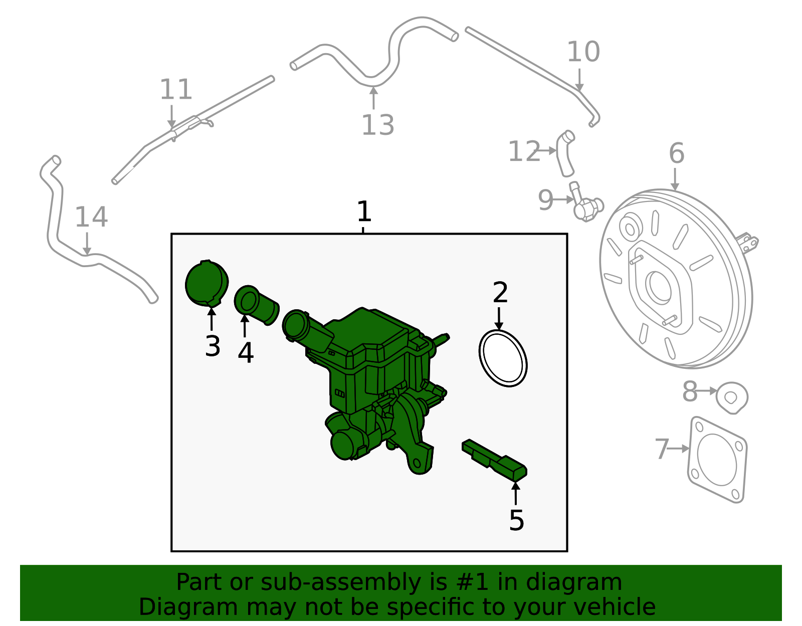 D6010-5EE0A - Master Cylinder 2020-2025 Nissan Versa | Nissan Parts ...