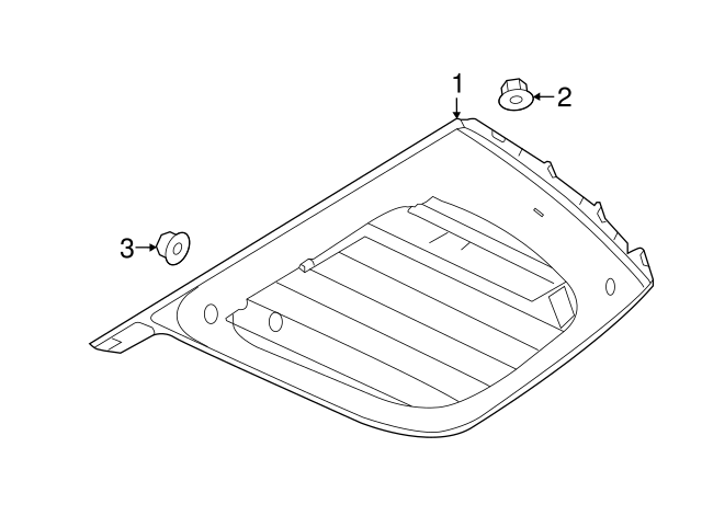 Genuine OEM Quarter Glass Cap Part# LR050585 Fits 2017-2021 Land Rover ...