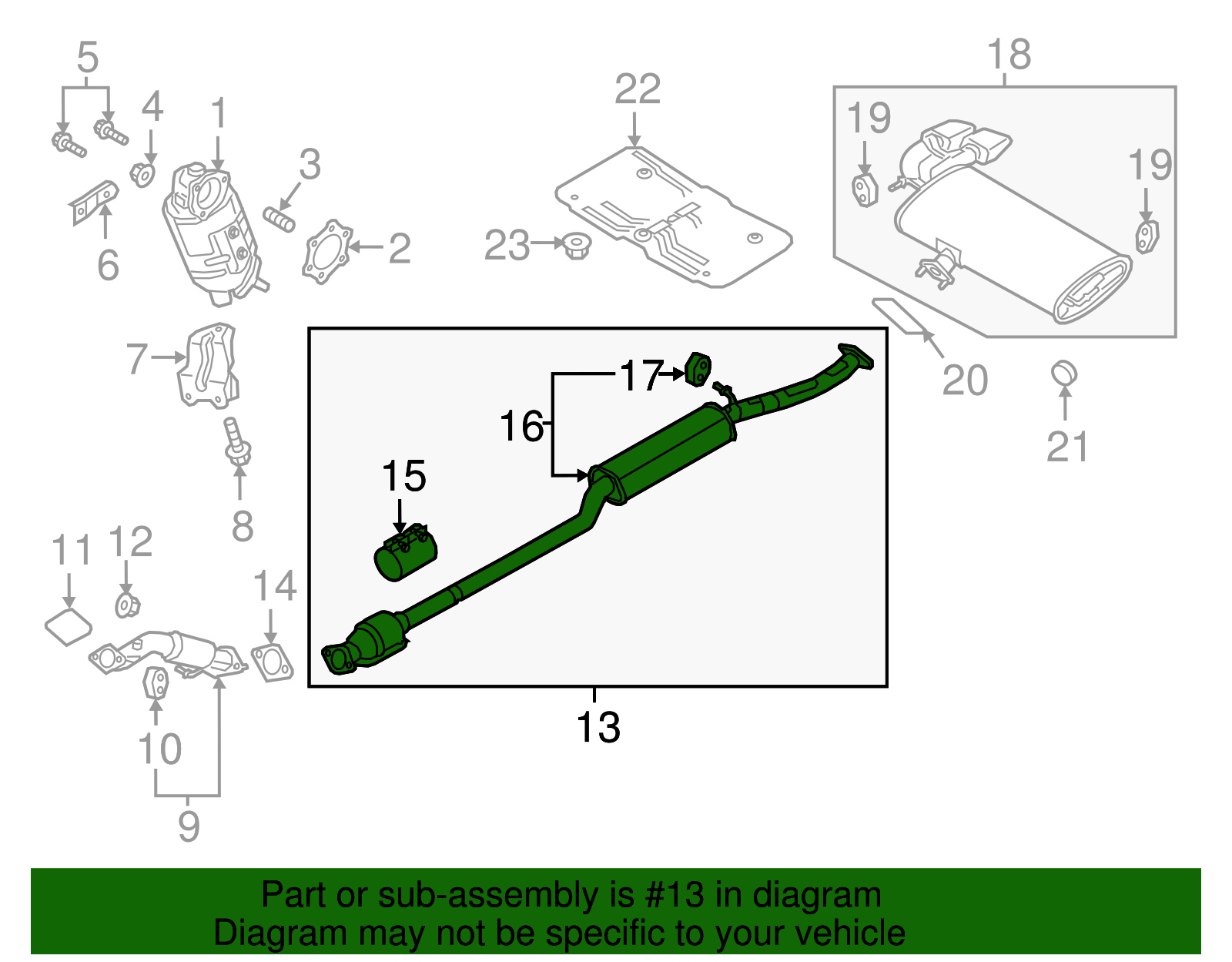 28600-D3570 - Catalytic Converter 2016-2018 Hyundai Tucson | AutoNation ...