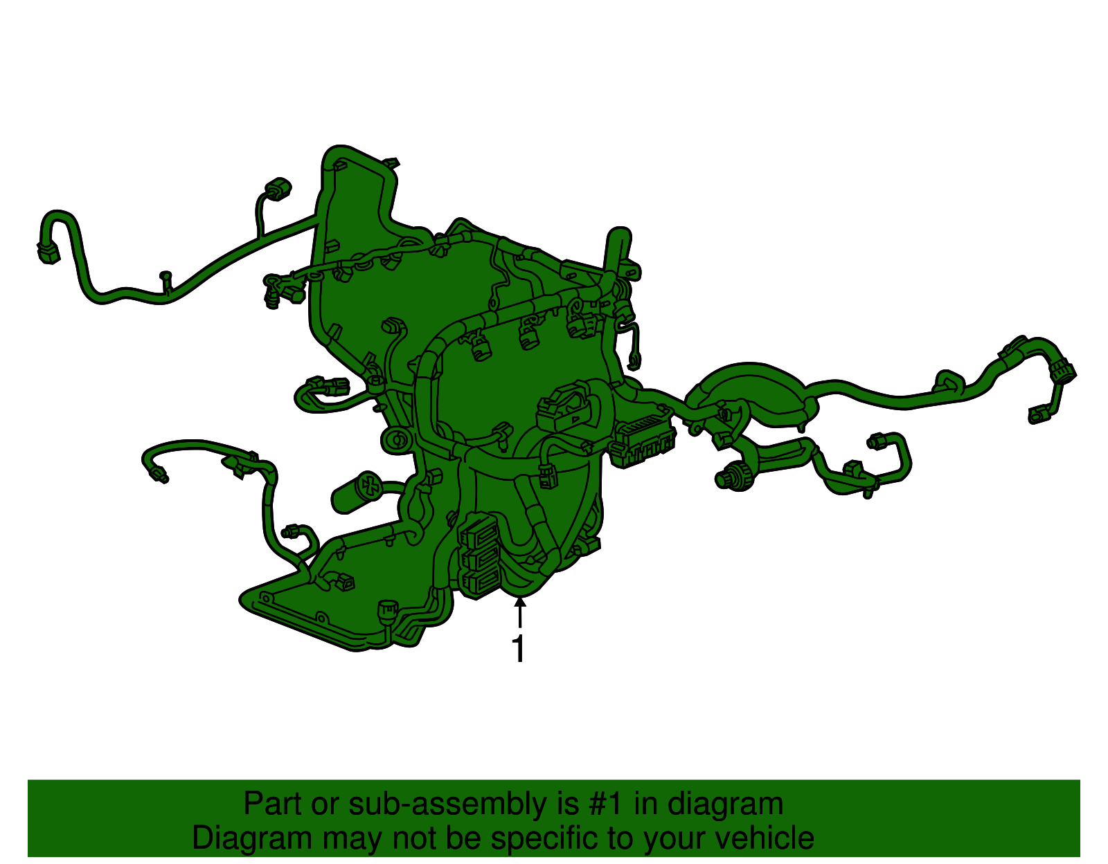 2014-2016 GM Engine Wiring Harness 84080179 | GM Parts Center