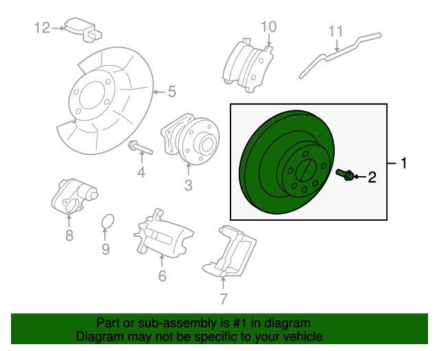 Genuine Rotor for 2010-2017 Volvo XC60 | Part# 31471033 | Over 30% Off ...