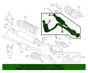 2015-2019 Ford Catalytic Converter GK4Z-5F250-F | OEM Parts Online