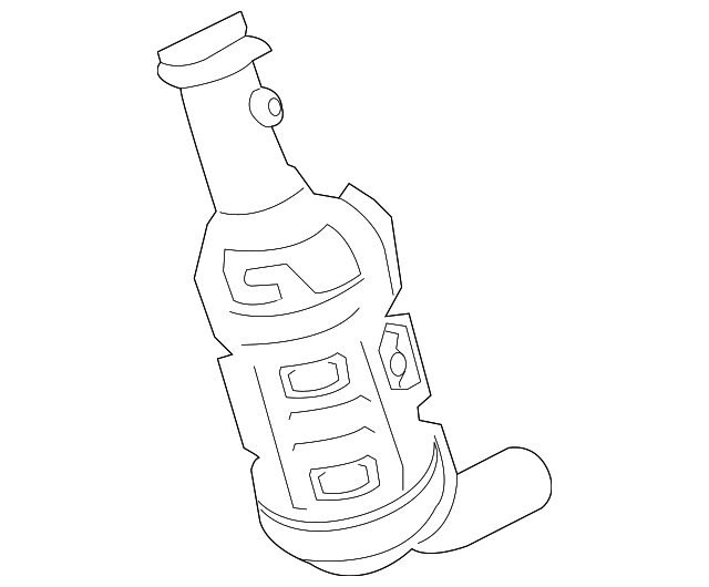 Ford CK4Z-5F250-P - Catalytic Converter - 2015-2019 Ford | OEM Ford Part