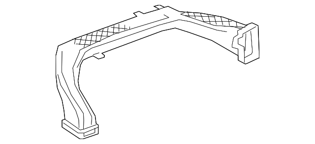 2021-2022 GM Passenger Side Instrument Panel Outer Air Outlet Duct ...