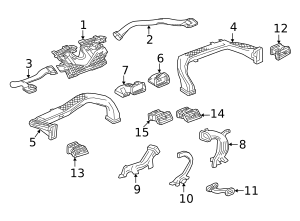 2021-2022 GM Air Vent Grille 84670208 | TascaParts.com