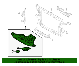 2021-2023 Hyundai Santa Fe Under Cover 29110-S2100 | OEM Parts Online