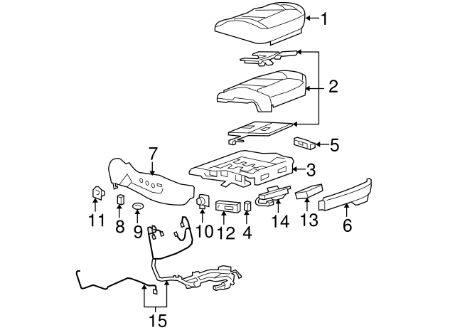 2006-2011 GM Control Module - Passenger Side (RH) 20806164 | TascaParts.com