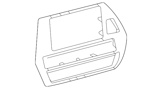 2020-2024 Toyota Highlander Center Bezel 55422-0E050 | OEM Parts Online