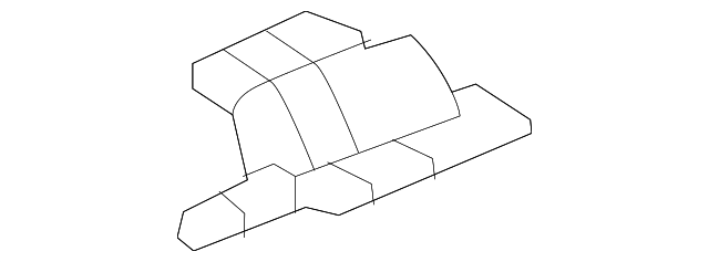 2020-2022 Toyota Highlander Dash Pad Lower Plate 55355-0E080-B0 ...