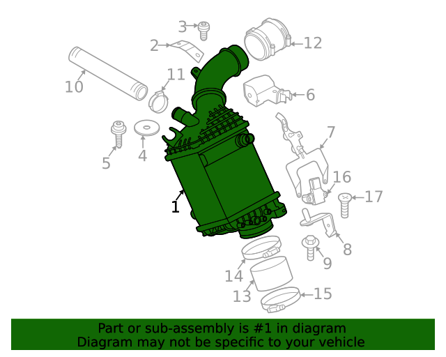 Genuine BMW 17-51-7-852-407 | Inter-Cooler | FREE Shipping on Most ...