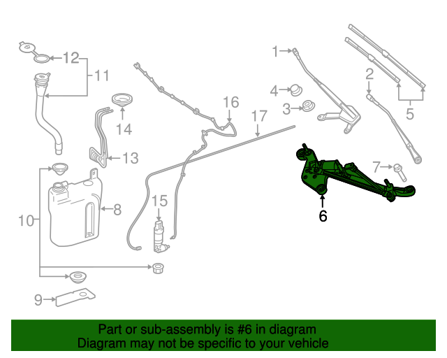 447-820-00-40 - Motor & Linkage 2016-2023 Mercedes-Benz Metris ...