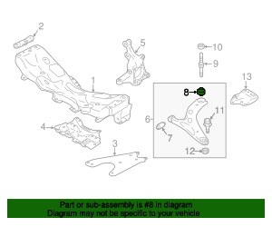 2018-2021 Subaru OEM NEW 2018-2021 Subaru Crosstrek Lower Control Arm ...