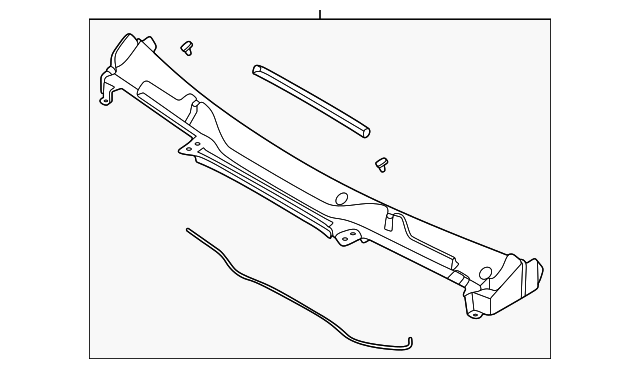 2021-2023 Genesis GV80 Cowl Grille 86150-T6000 | OEM Parts Online