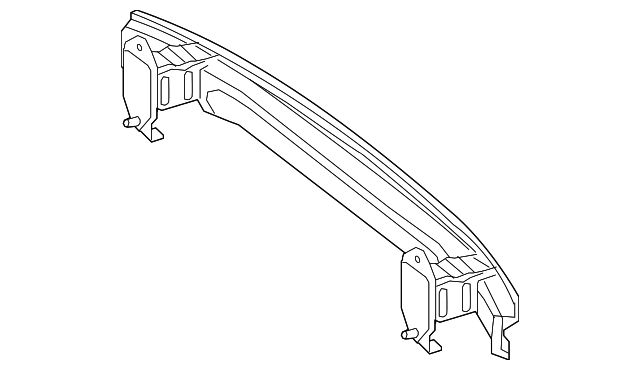 253-610-21-01 - Rear Cross Member 2016-2019 Mercedes-Benz | Mercedes ...