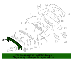 253-610-21-01 - Rear Cross Member 2016-2019 Mercedes-Benz | Mercedes ...