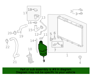 19101-5PH-A00 - Reservoir Tank 2017-2022 Honda CR-V | Honda Parts Online