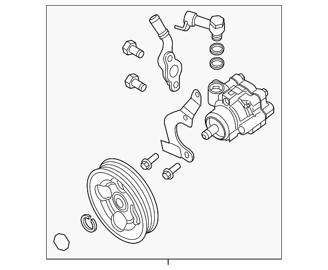 2012-2021 Nissan Power Steering Pump 49110-1PE0A | OEM Parts Online