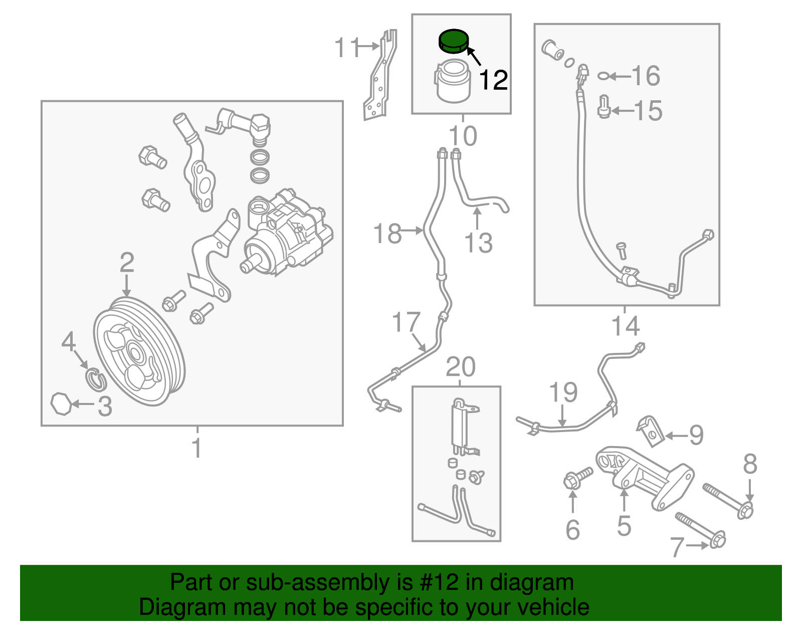 2000-2024 Nissan Reservoir Cap 49181-AA000 | CMA's Colonial Nissan