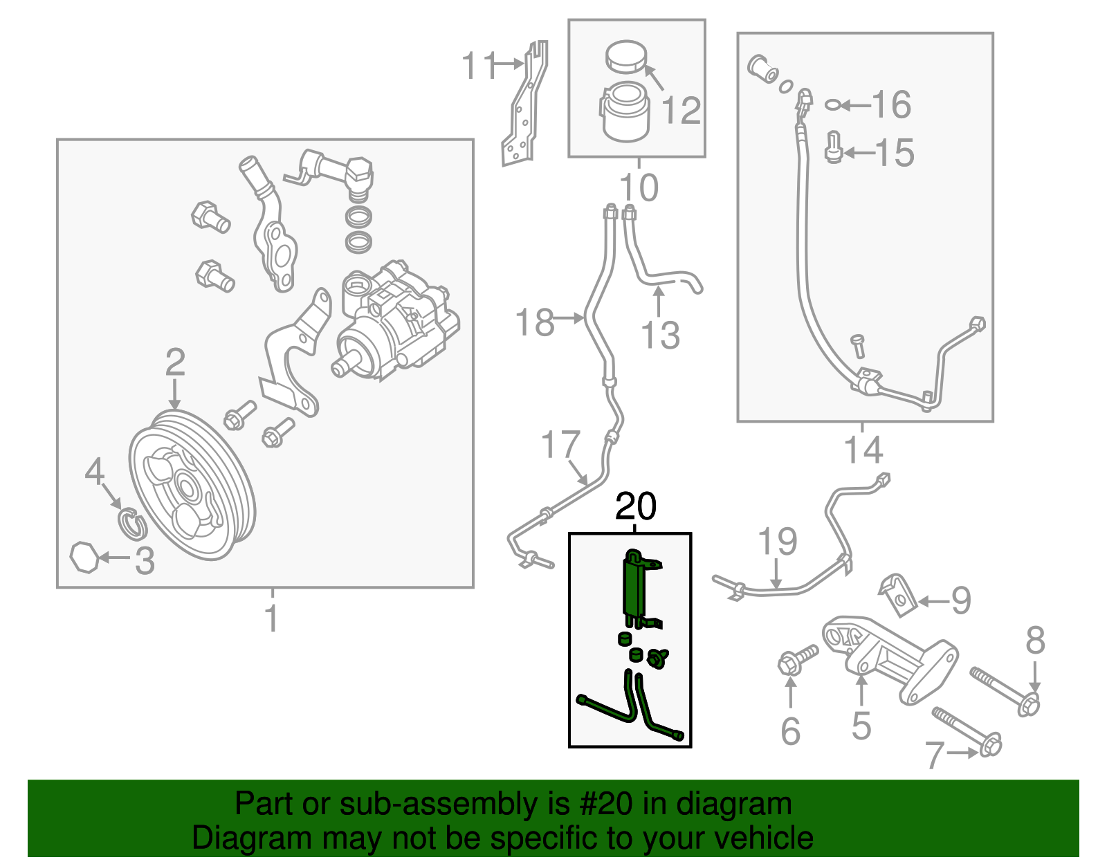 2012-2021 Nissan Power Steering Oil Cooler Assembly (f80 Wf80 Nv) 49790 ...