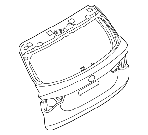 41007494942 - 2018-2024 BMW X3 Lift Gate (41-00-7-494-942) | BMW of ...