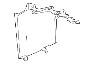 2020-2023 Chevrolet Corvette Passenger Side Auxiliary Radiator Front ...