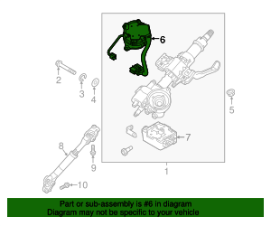 56330-H8000 - Adjust Motor 2018-2023 Kia Rio | Kia.Parts Store