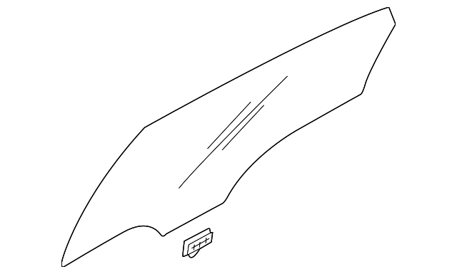 2015-2019 Hyundai Sonata Door Glass 83410-C1010 | OEM Parts Online