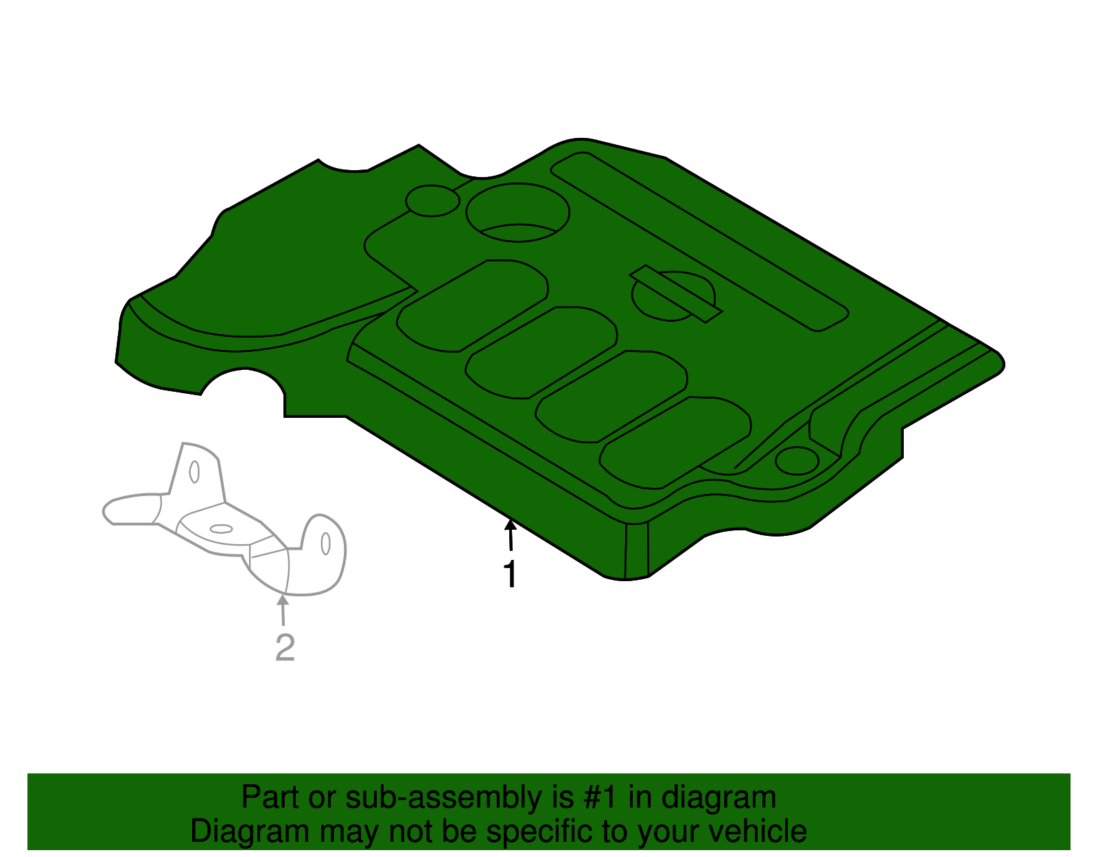 2013-2018 Nissan Altima Engine Cover 14041-3TA1A | Bill Kay Nissan Parts