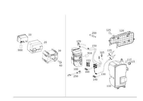 Vacuum Pump and Connector for 2011 Mercedes-Benz E 63 AMG® | Mercedes ...
