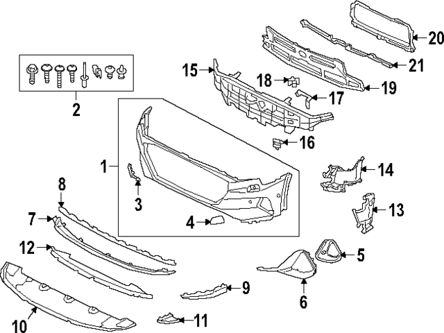 2020 Audi e-tron Quattro Cap 4KE-955-275-A-GRU | Audi OEM Parts
