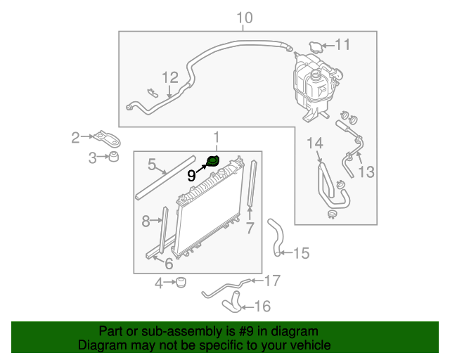 21430-D995A - Cap 2010-2024 Nissan | Nissan Parts & Accessories Online