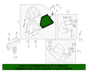 13718580428 - 2019-2025 BMW Air Filter (13-71-8-580-428) | BMW of South ...