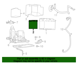 Battery-Storage BBH5A001AA | TascaParts.com