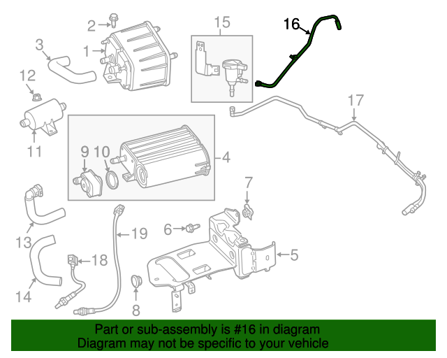 2010-2018 Mopar Vacuum Harness 55398339AE | Mopar Parts Canada