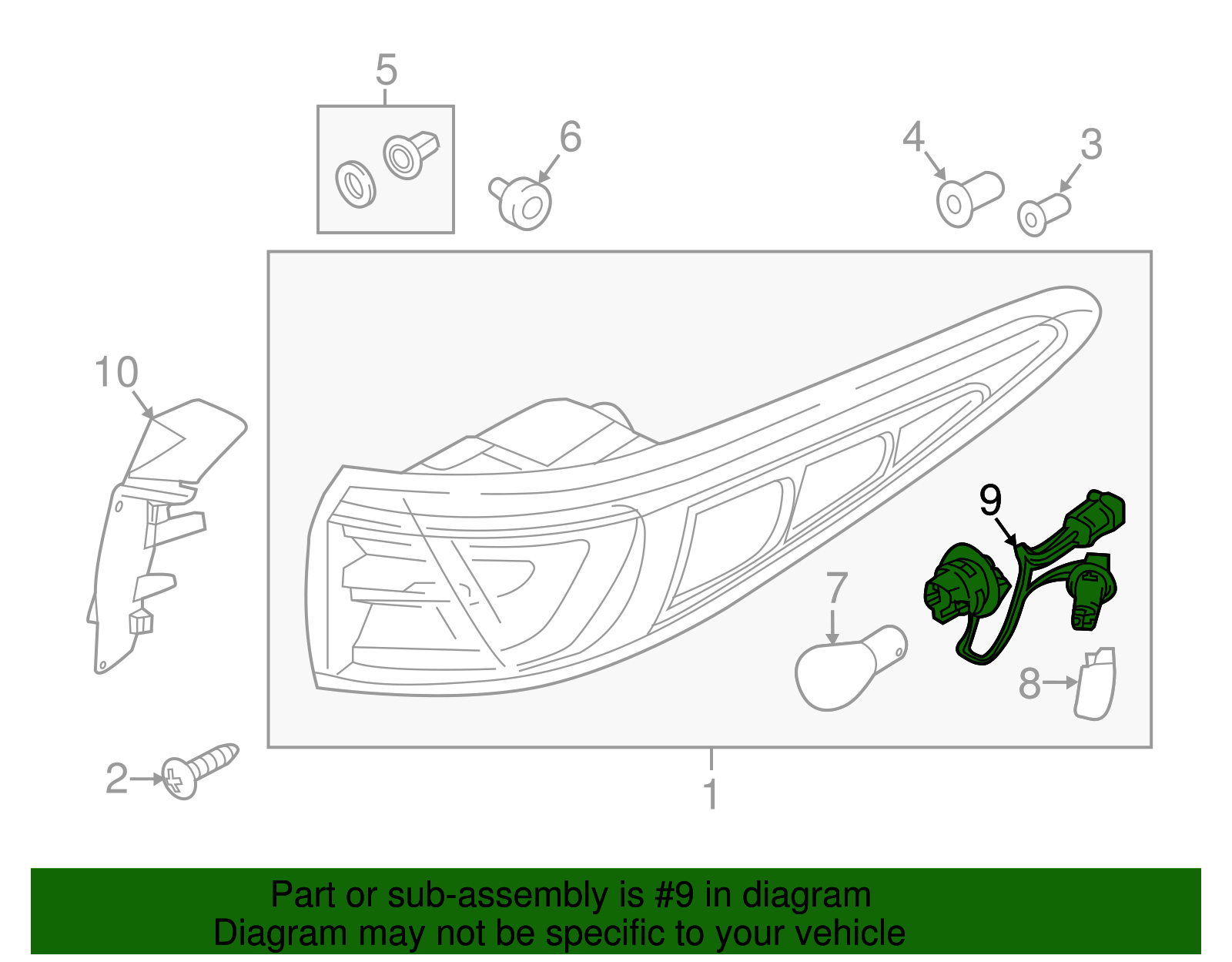 2020-2022 Kia Sportage Socket & Wire 92480-D9510 | TascaParts.com