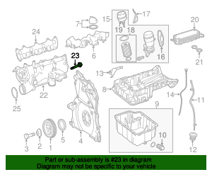 002-990-92-22 - Engine Intake Manifold Bolt 2010-2020 Mercedes-Benz ...