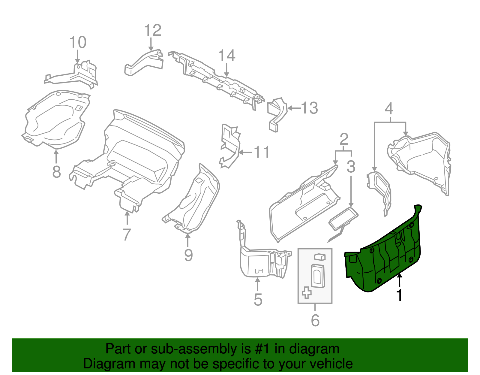 Mazda Parts For 2016-2023 Mazda MX-5 Miata Rear End Panel NA1J-68-89X ...