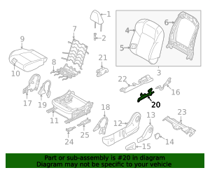 87561-6RA0A - Side Bracket 2021-2023 Nissan Rogue | Group 1 Auto Parts