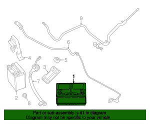 2016-2021 Mopar Battery BA48A650AB | Mopar Parts Canada