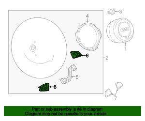 Audi OEM Multi Switch Part# 4L0-951-523-C-XHA | OEM Vehicle Parts