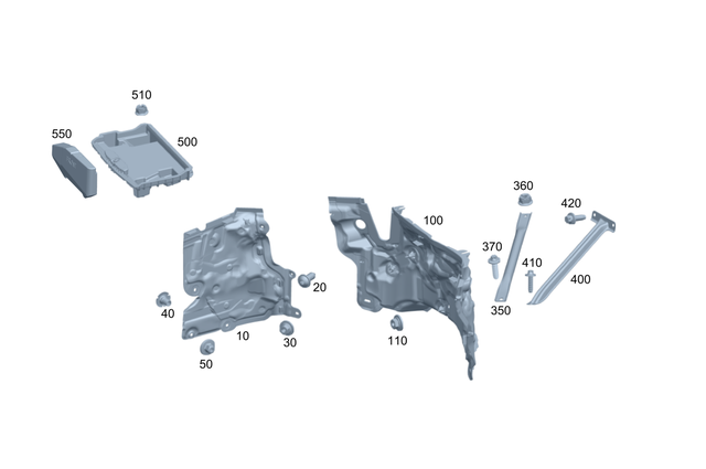 254-620-02-00 - Partition For 2023-2024 Mercedes-Benz | Mercedes-Benz ...