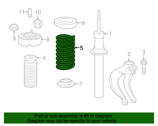 Genuine BMW 31-33-6-862-234 | Coil Spring | FREE Shipping on Most ...