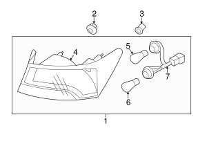 92412-1M510 - Lens & Housing 2010-2012 Kia Forte Koup | Kia.Parts Store