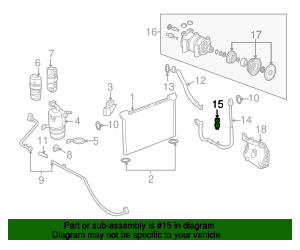 1994-2003 GM OEM NEW 1994-2002 GM Pressure Switch Compressor ...
